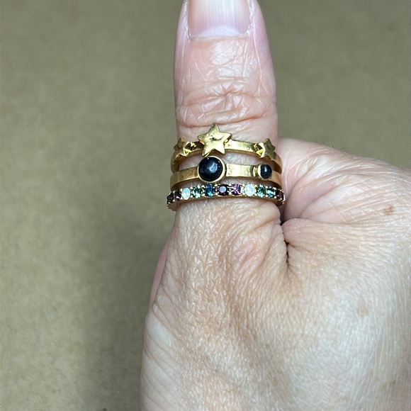 Madewell | Jewelry | New Madewell Night Sky Stacking Ringsset Of 3 ...